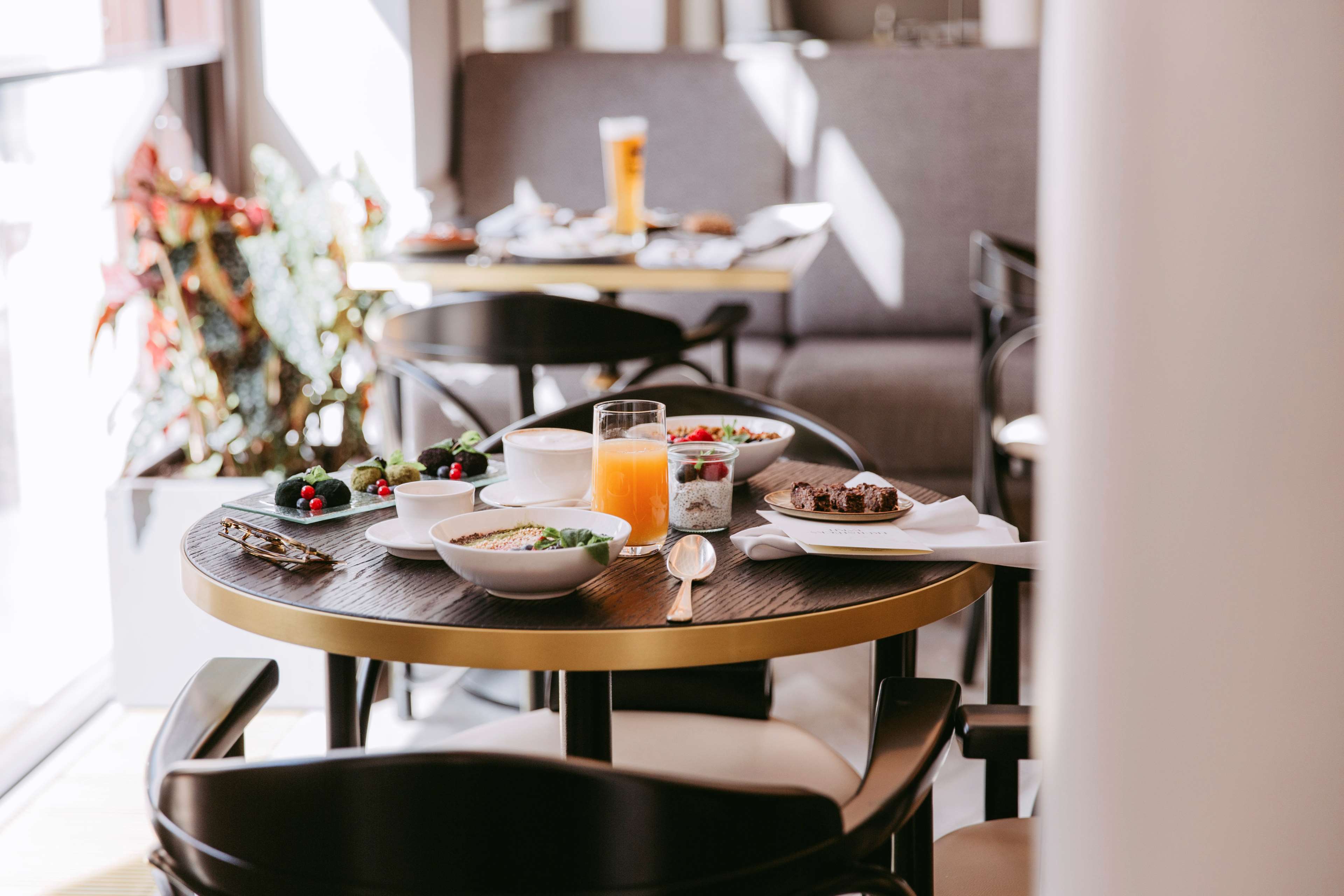 Hotel Breakfast Table
